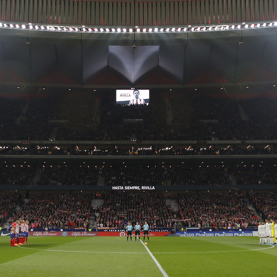 El Wanda Metropolitano recordó a Feliciano Rivilla - Club Atlético de ...