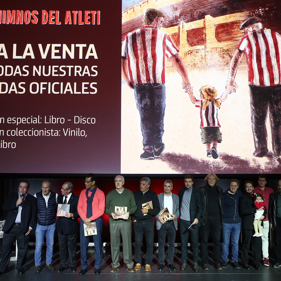 El Wanda Metropolitano acogió la presentación de ‘Los himnos del Atleti ...