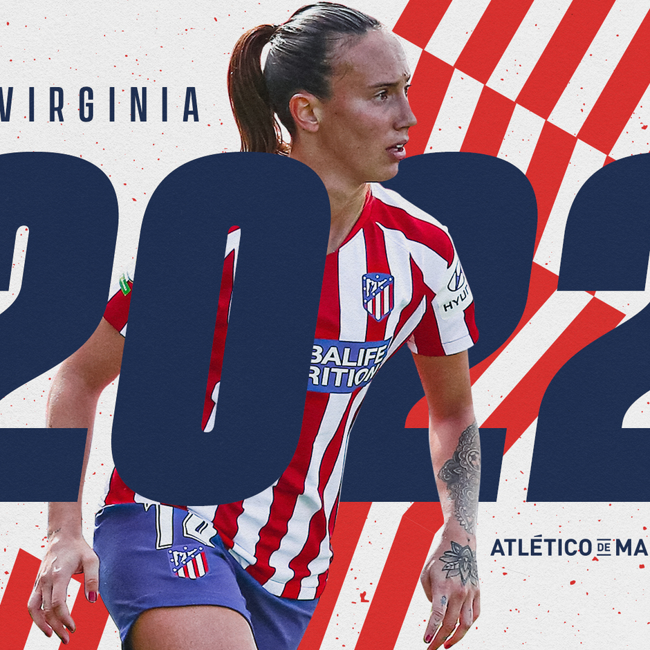 Virginia renueva hasta 2022 - Club Atlético de Madrid · Web oficial