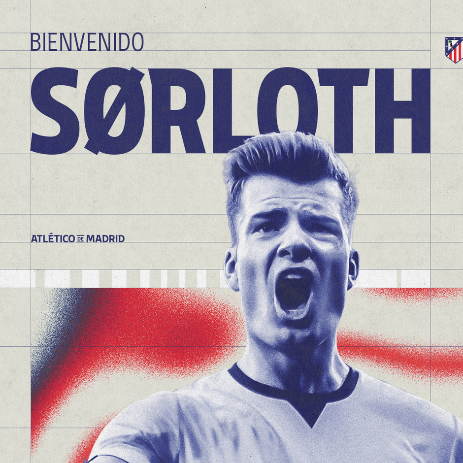 ¡Bienvenido, Alexander Sørloth! - Club Atlético de Madrid · Web oficial