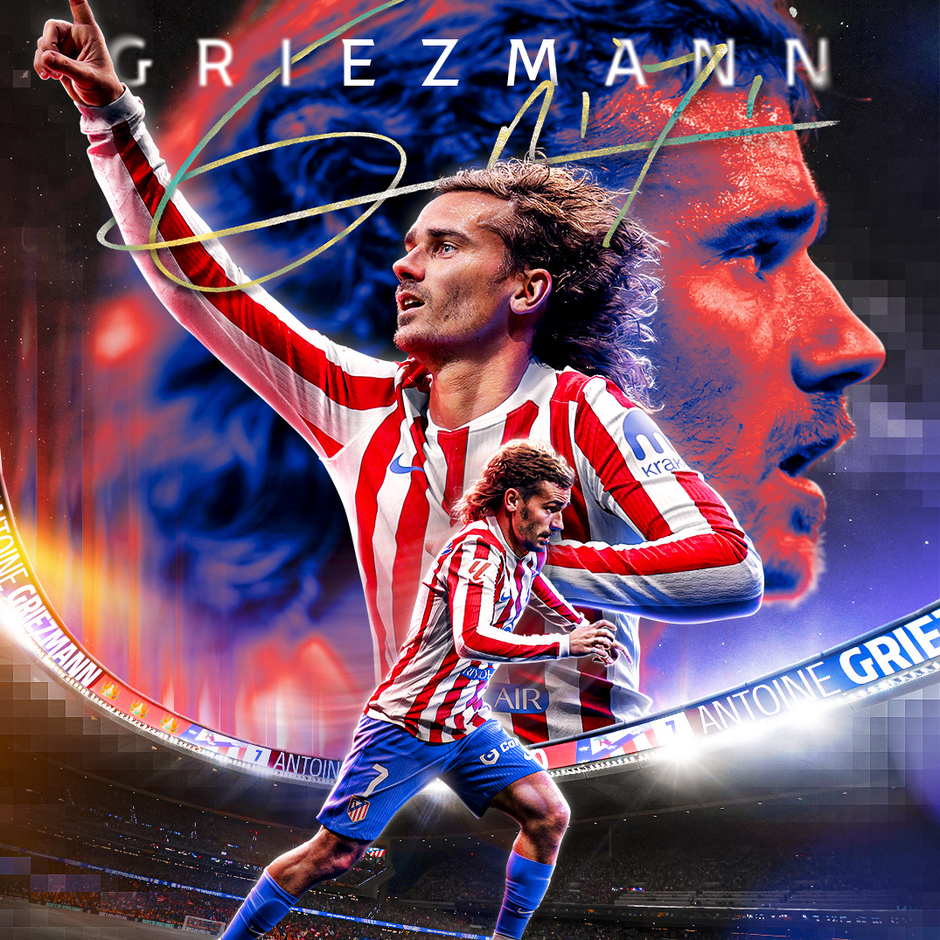 Antoine Griezmann, centenario en Europa como rojiblanco - Club Atlético ...